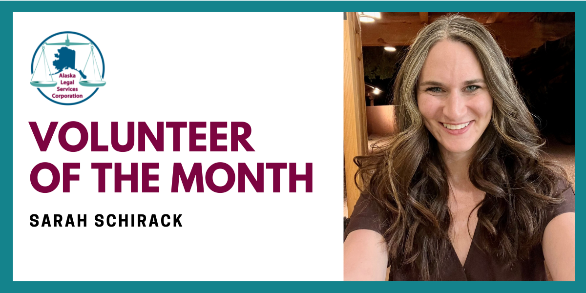 ALSC Volunteer of the Month: Sarah Schirack